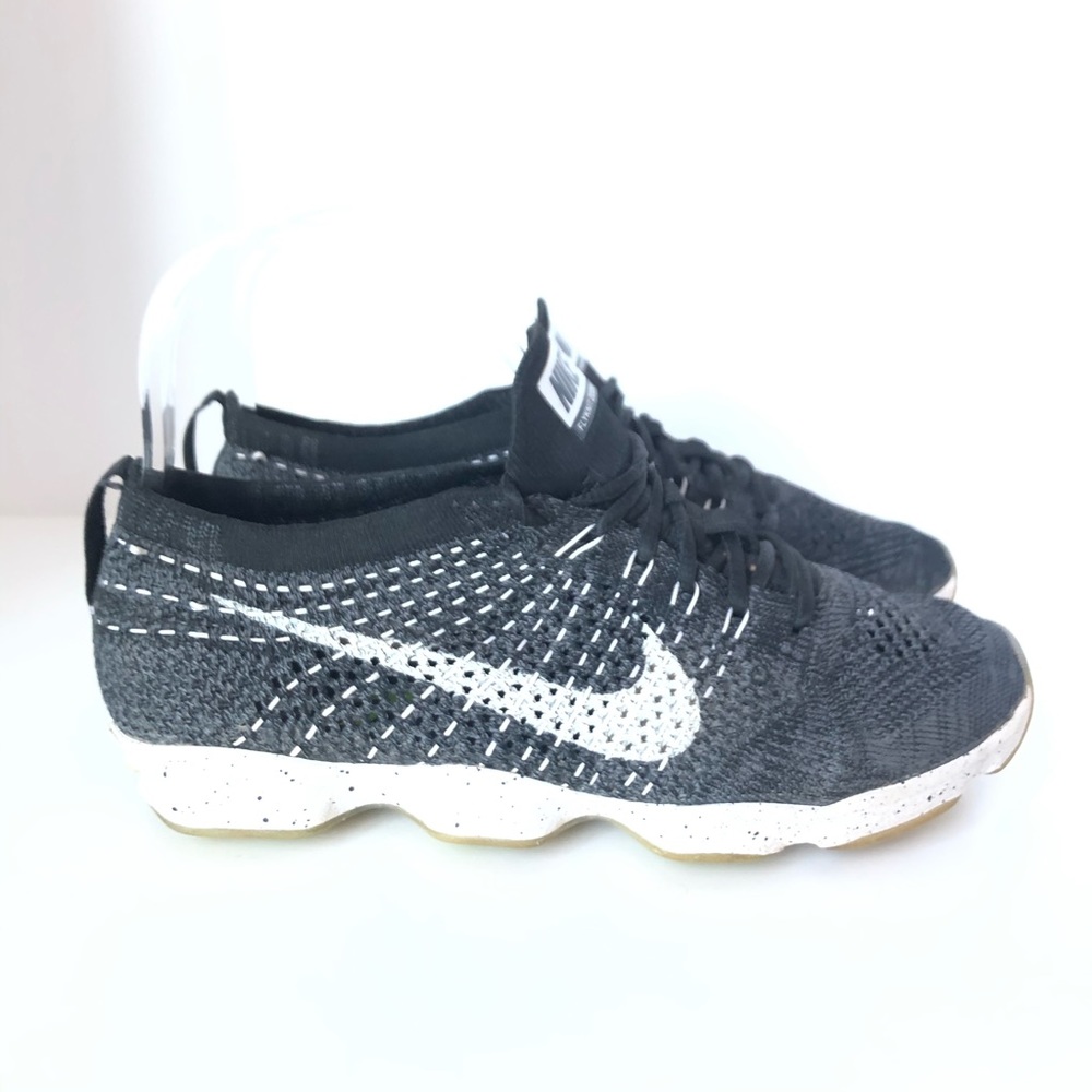 Nike Flyknit Zoom Agility Black Run Shoes 7 - Gem